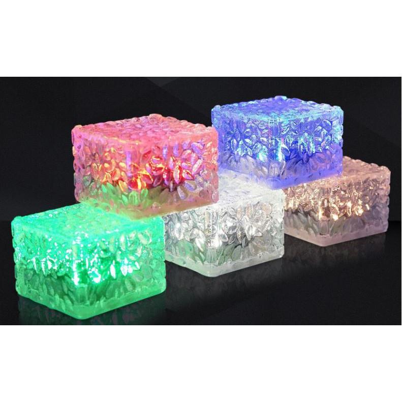 ☆四月科技能源☆光控太陽能燈 6LED水晶方磚地埋燈 太陽能草坪燈 四色 A0046-2 - 四月科技能源 - iOPEN Mall