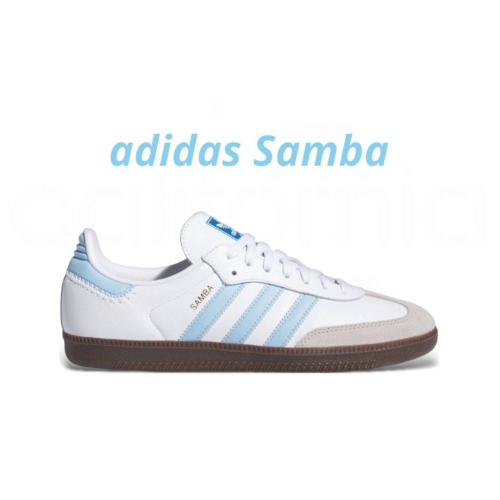 👟adidas Originals SAMBA OG 天青藍/水藍色/淺藍色/咖啡底/皮革/麂皮 JI2003 - MACYS 美國西岸代購 ...