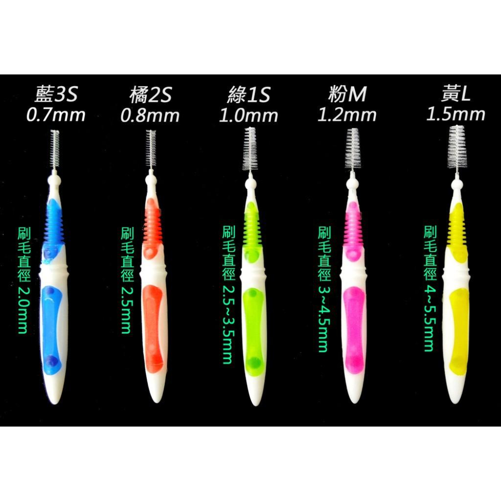 [寶の舖TAKARA] 牙間刷 台製 Caradent 卡樂登 I型 牙縫刷 單支 外銷款 I型牙間刷 業界最多5種尺寸 - 寶の舖 ...