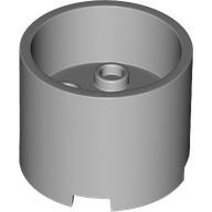 LEGO 樂高 73111 6326483 Brick Round 淺灰色 3x3x2 凹糟圓柱 全新 - BrickHouse ...