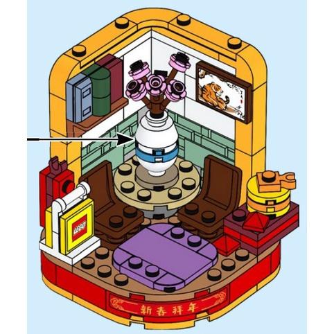 [想樂]『拆賣』全新 樂高 Lego 80108 場景6 新春拜年 不含人偶及其配件 拆盒場景 - 想樂 LEGO 樂高積木專賣店 ...