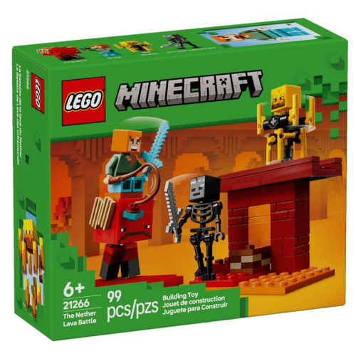 [想樂]全新 樂高 LEGO 21266 Minecraft 創世神 地獄熔岩大戰 - 想樂 LEGO 樂高積木專賣店 - iOPEN Mall