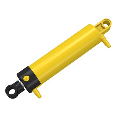 [想樂]『零件』 全新 樂高 LEGO 19467c01 6099776 氣動 黃色 Pneumatic Cylinder V2 2 x 11 ...
