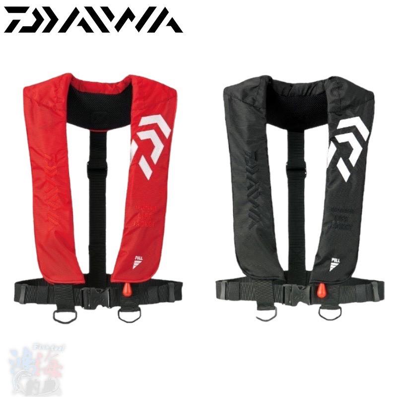 中壢鴻海釣具《DAIWA》DF-2608 紅色充氣救生衣 - 鴻海釣具企業社 - iOPEN Mall