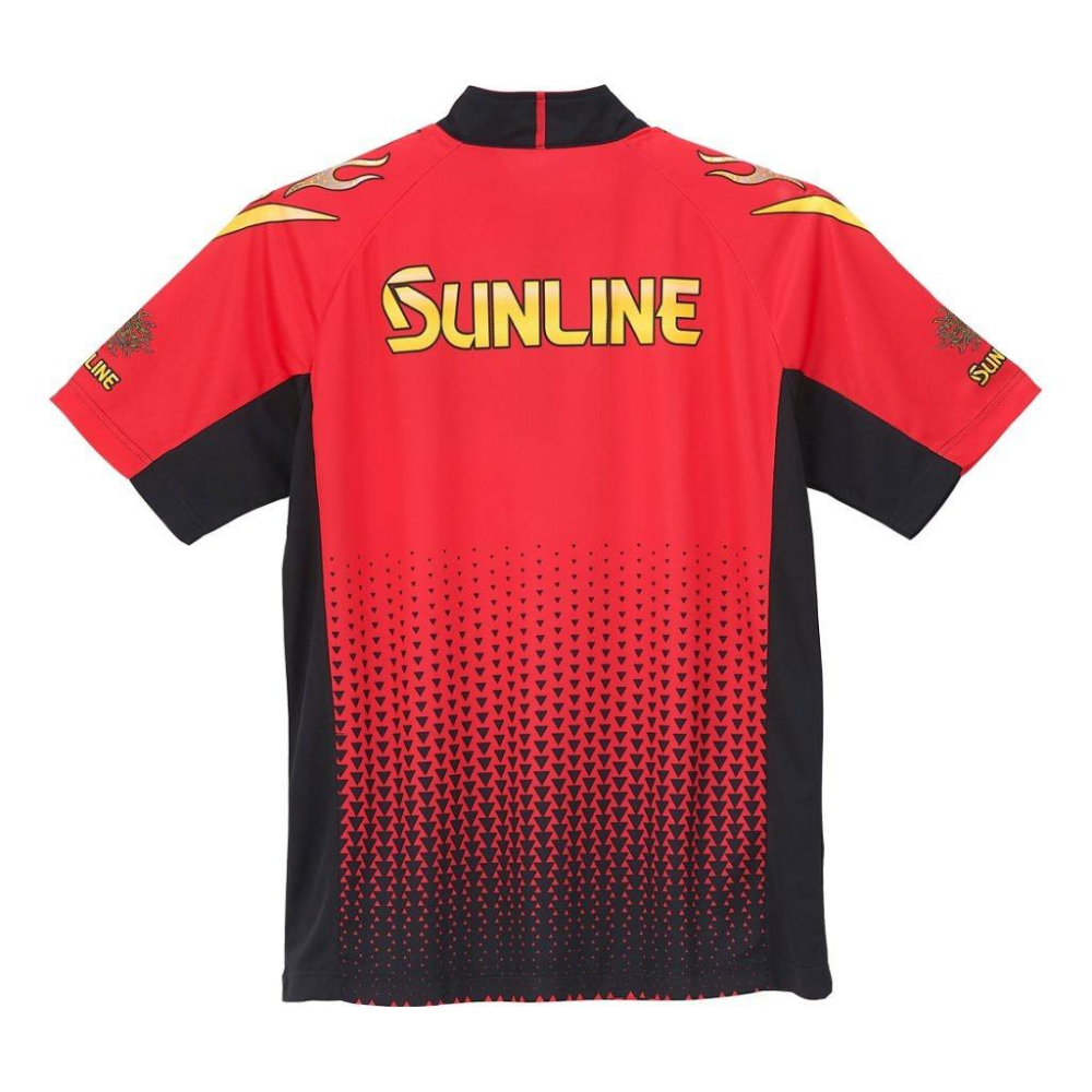 (中壢鴻海釣具) 《SUNLINE》22 SUW-04202CW 吸水速乾半拉鍊式短袖釣魚衫 - 鴻海釣具企業社 - iOPEN Mall