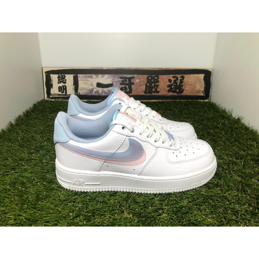 特價【一哥嚴選】Nike Air Force 1 GS 雙勾 粉藍 白藍粉 白色 雙勾 男女鞋 CW1574-100 - 【一哥嚴選】元祖一哥 ...