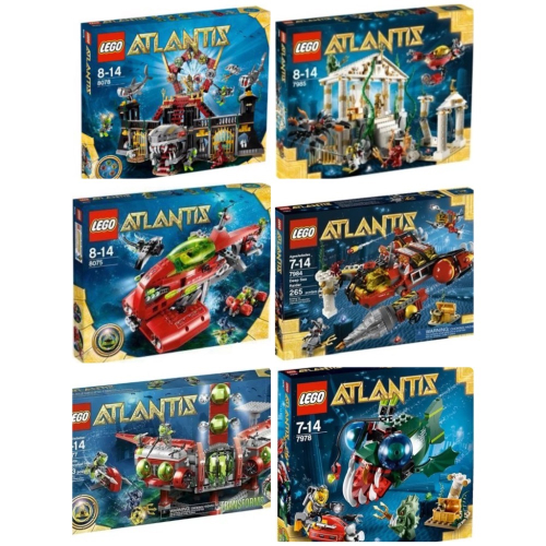 LEGO 7978 7984 7985 8075 8077 8078 Atlantis 亞特蘭提斯 全新未拆封 - 小飛機LEGO ...