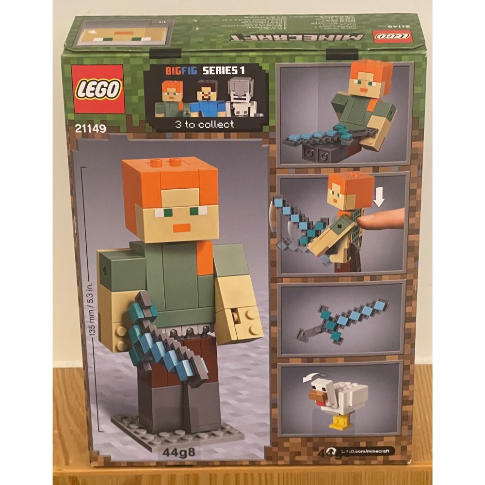 【絕版品】LEGO 21149 大Alex 樂高 全新未拆封 Minecraft 系列 - 小飛機LEGO - iOPEN Mall