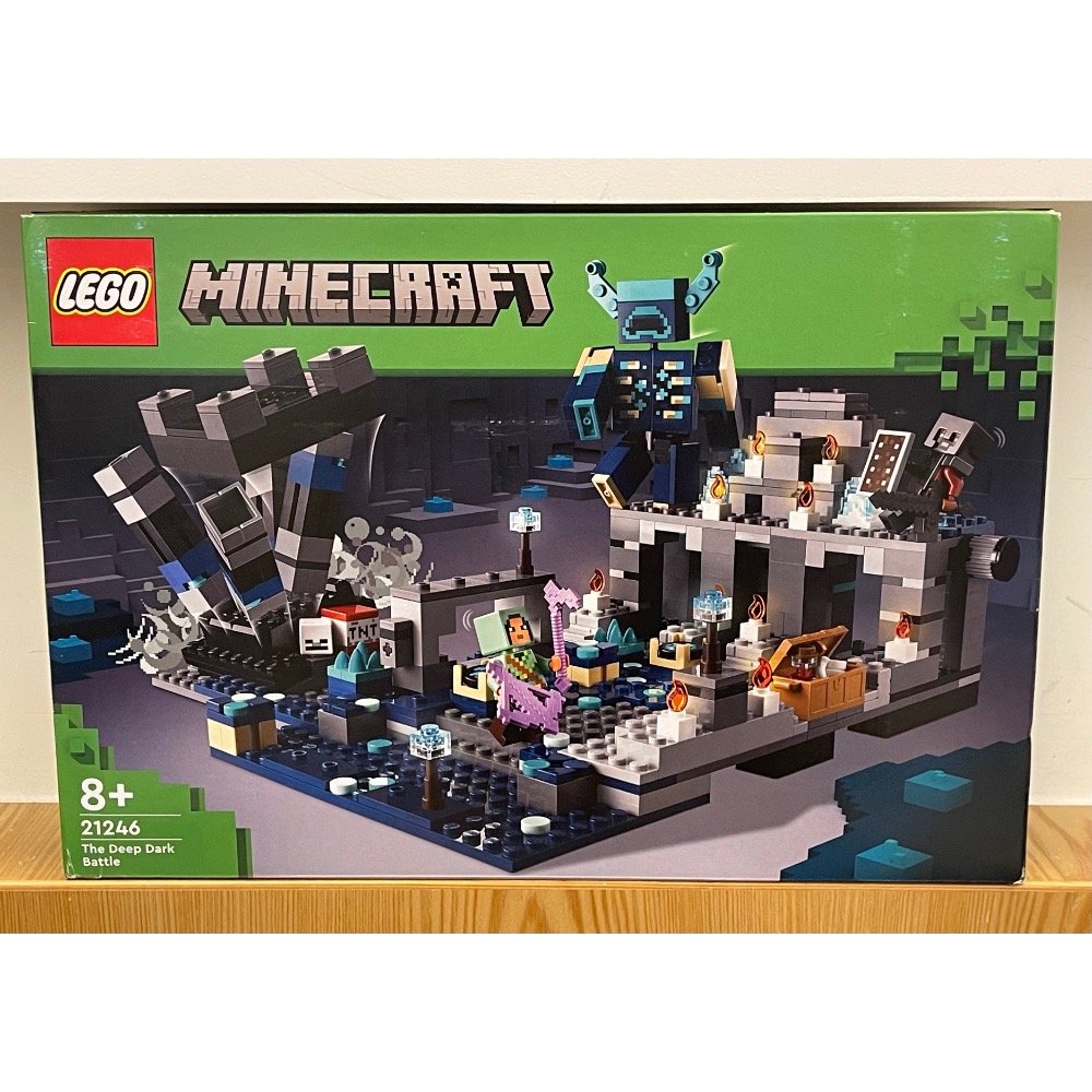 【絕版品】LEGO 21246 The Deep Dark Battle 樂高 全新未拆封 Minecraft 系列 - 小飛機LEGO ...