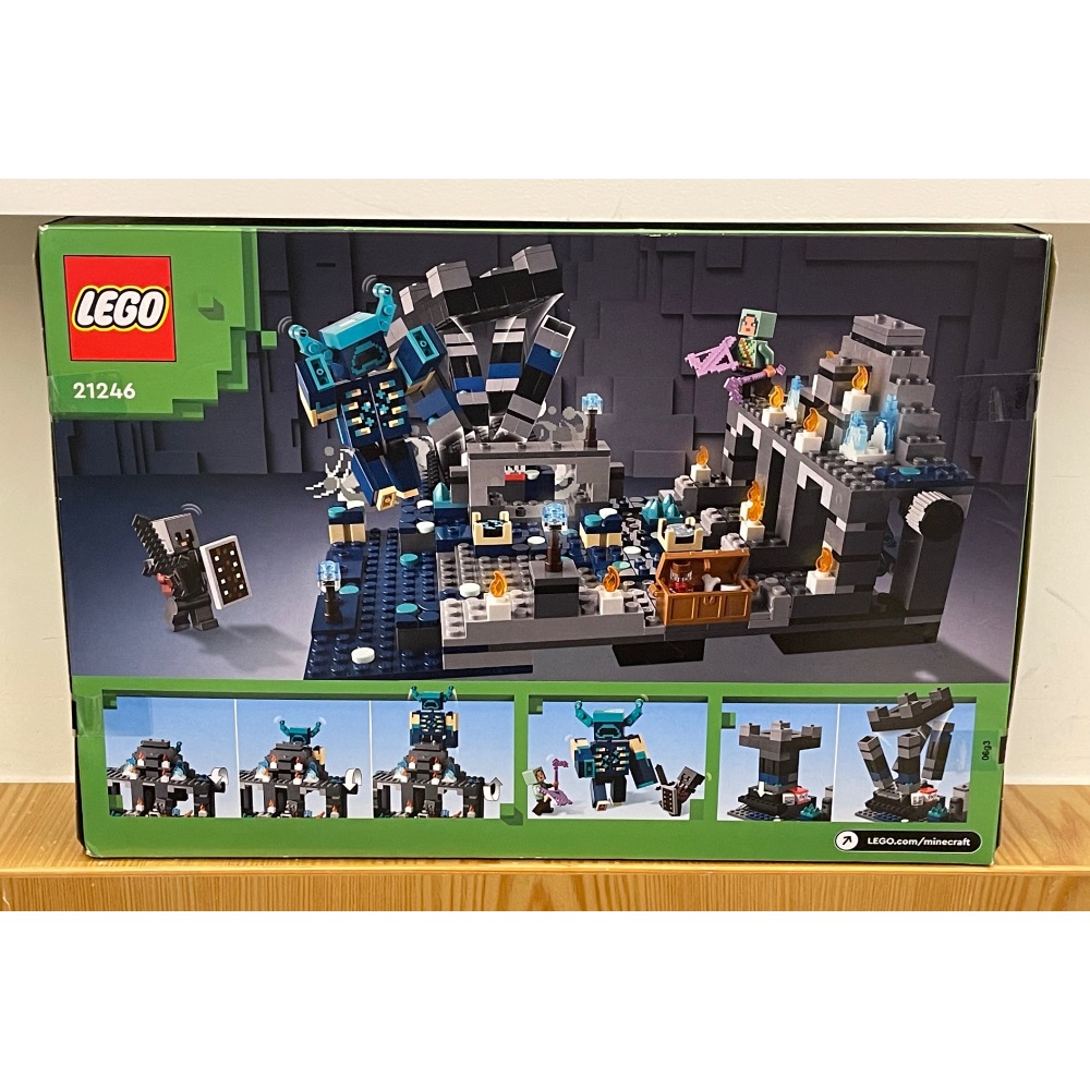 【絕版品】LEGO 21246 The Deep Dark Battle 樂高 全新未拆封 Minecraft 系列 - 小飛機LEGO ...