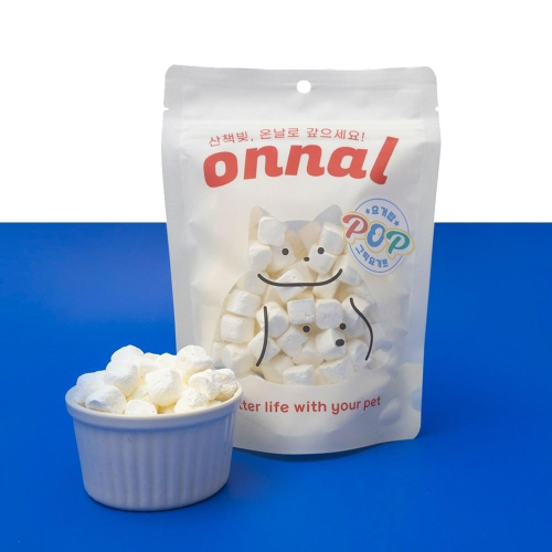 【168汪喵】 新品 Onnal 希臘優格凍乾100g 優格凍乾 凍乾 韓國 寵物零食 犬貓 希臘優格 菊苣 - 【168汪喵】 - iOPEN Mall