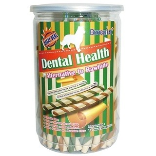 【168汪喵】 Boneplus 雙色綜合高鈣潔牙軟笛酥S/M 【潔牙骨】 - 【168汪喵】 寵寵小店 - iOPEN Mall