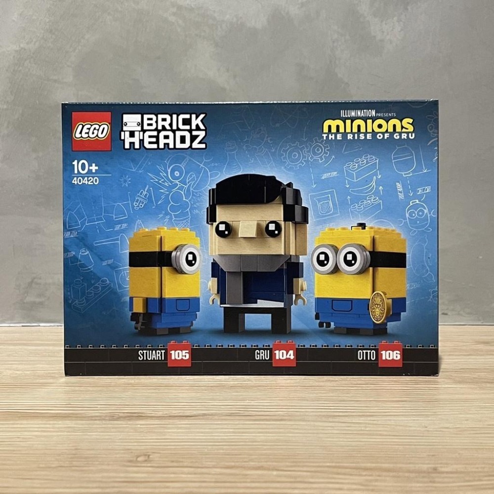 (bear)正版現貨 LEGO 樂高 40420 大頭系列 BrickHeadz 小小兵 格魯 史都華 奧托 - 熊的小舖 - iOPEN Mall