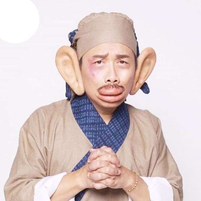 搞笑裝扮(2件組) 大嘴巴 招風耳 紅嘴唇 厚嘴唇 結婚闖關 大耳朵 萬聖節 角色扮演 變裝【P550026】 - SYSHOP