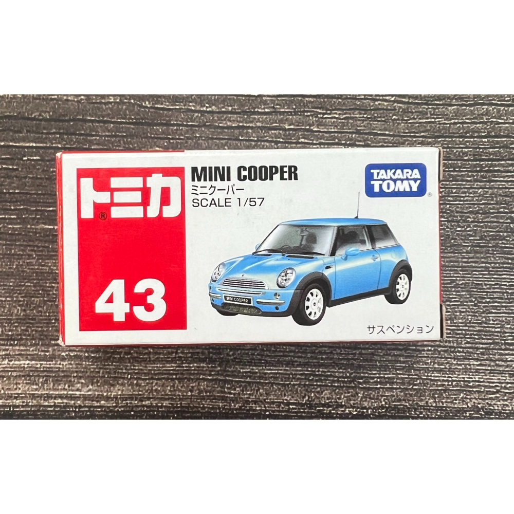 《GTS》純日貨TOMICA 多美小汽車 絕版 NO43 mini cooper 744450 - gun&toys - iOPEN Mall