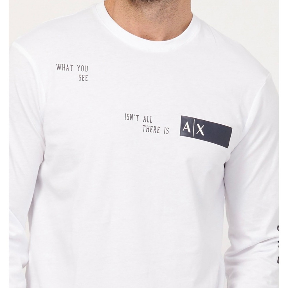 Sparkle歐美精品 Armani Exchange AX 品牌字母長袖T恤上衣 薄長袖 長T 現貨真品 - Sparkle歐美精品服飾
