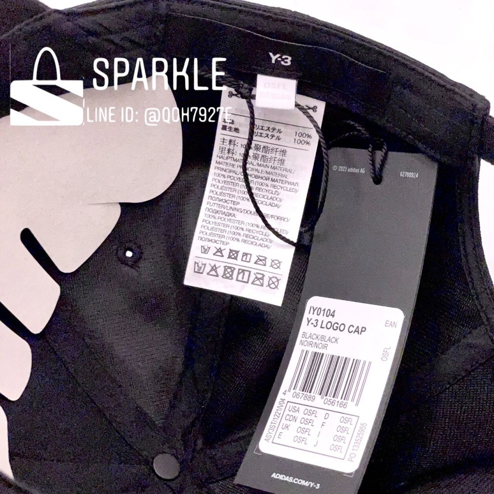 Sparkle歐美精品 Y-3山本耀司 品牌大logo Y3帽 Y3棒球帽 IY0104 男女可戴 現貨真品 - Sparkle歐美精品服飾 ...