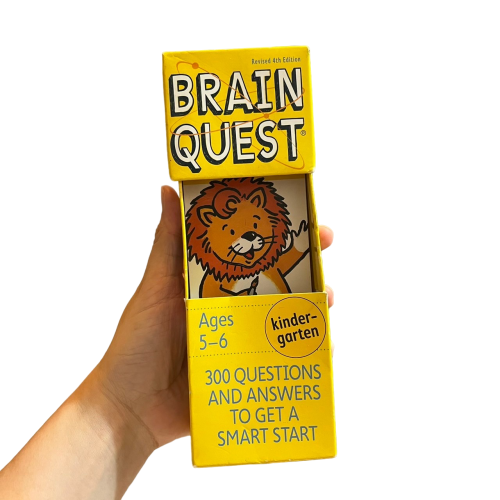 近新 美國 Brain Quest 英語字母卡片 5-6歲適用 英文教具 英文原版BQ問答卡 學前英語啟蒙卡大腦任務 - 浪浪回家二手10元公益商店 / 出售額用於支持浪貓狗絕育TNR中途 ...