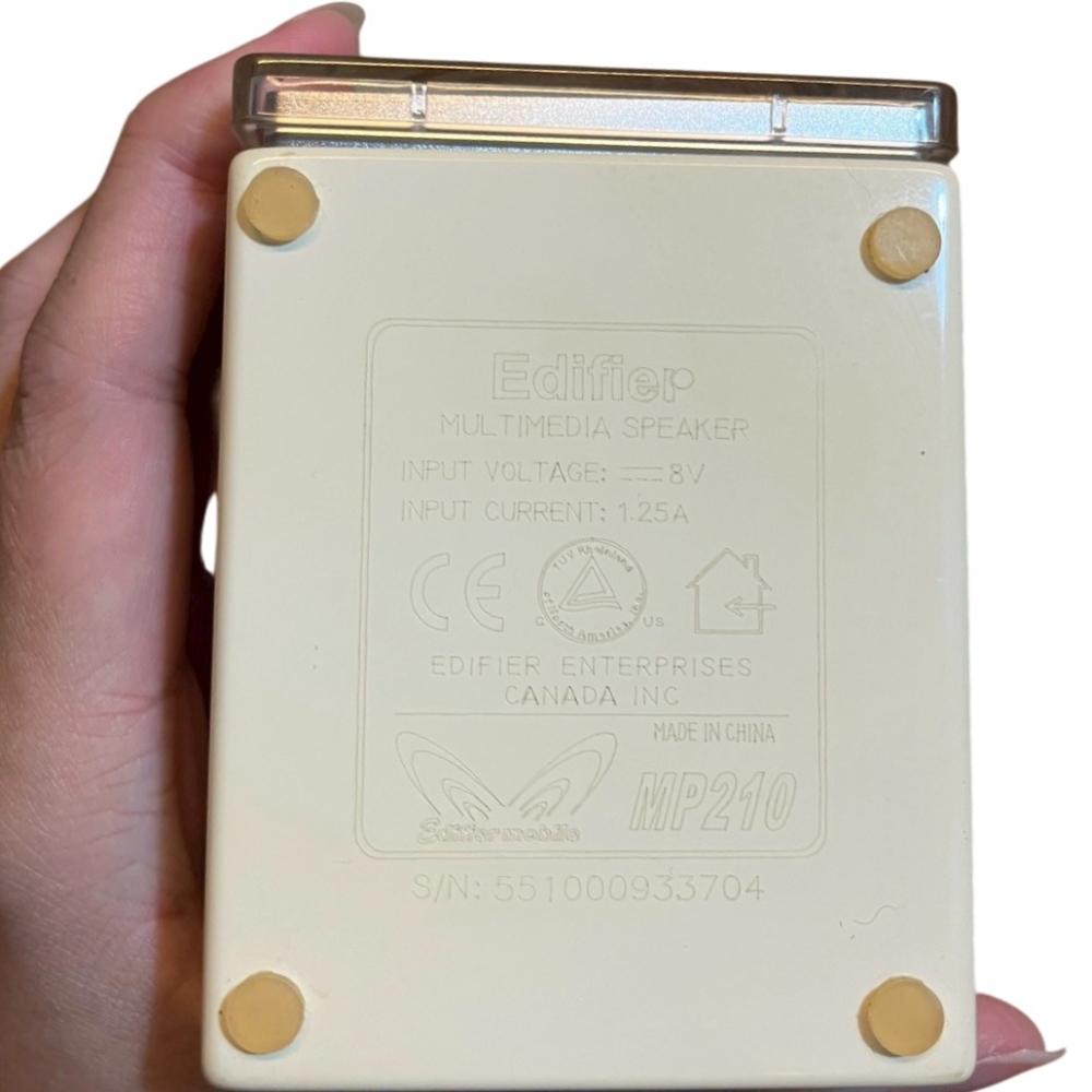 二手 EDIFIER 漫步者 MP210 便攜式音箱 二件式喇叭 音箱 音響 喇叭 桌面揚聲器 低中高音單體 - 浪浪回家10元公益商店 ...