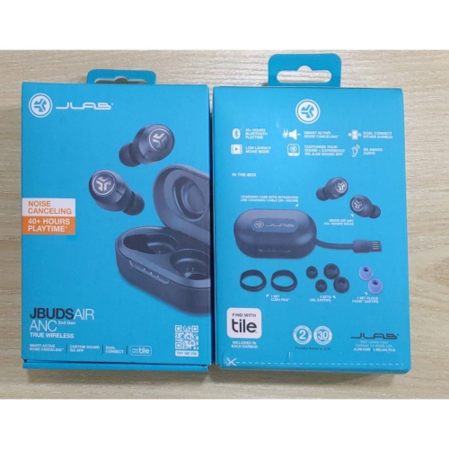 【全新未拆】JLab Jbuds Air ANC 2nd Gen 2代 真無線耳機 主動降噪 二代 藍牙耳機 無線 - vooob