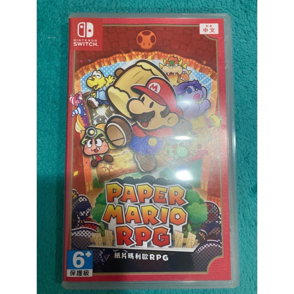 紙片瑪利歐RPG 二手 九成新 SWITCH遊戲 - 二手遊戲、小物商店 - iOPEN Mall