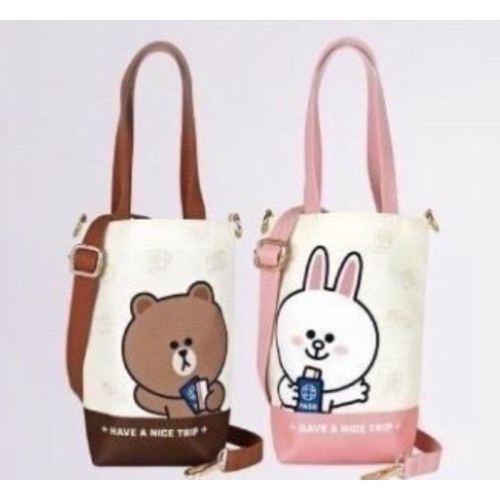 LINE FRIENDS手提斜背小包 - 蝦蝦