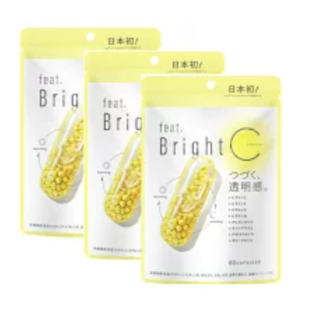 🔆現貨・新品・正貨🔆日本🇯🇵Feat.Bright C 維他命C時空膠囊 (60錠) - 無國界代購樂 - iOPEN Mall
