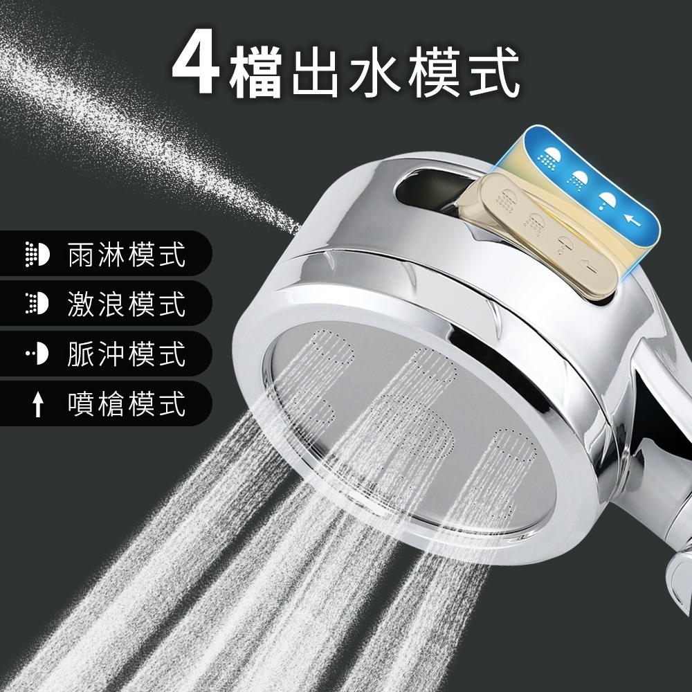 《利器》數顯花灑 淋浴頭 增壓蓮蓬頭 SH4TB 增壓花灑 四合一花灑 花灑蓮蓬頭 增壓spa蓮蓬頭 溫度顯示蓮蓬頭 - 利器五金工具儀錶企業社 - iOPEN Mall