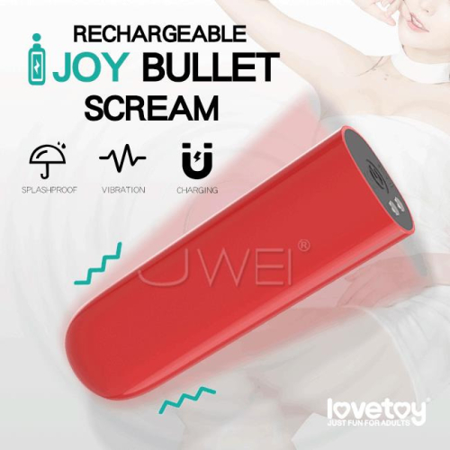 (送280ml潤滑液)Lovetoy．I JOY Bullet Scream 10段變頻USB磁吸充電子彈型跳蛋*R-2 - 秋香情趣用品 飛機杯 跳蛋專賣商城 R20 按摩棒 TENGA ...