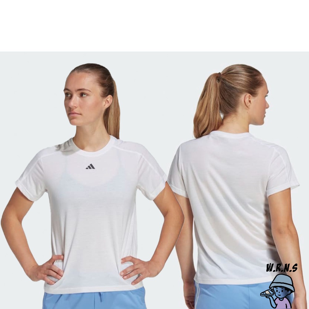 Adidas 女裝 短袖上衣 排汗 黑/白 HR7795/HR7796 - Rennes_shop - iOPEN Mall