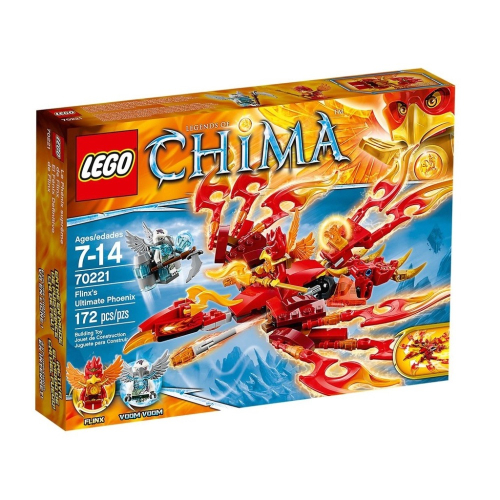 LEGO 樂高 CHIMA 神獸系列 70221 凰太子Flinx 的終極鳳凰 - 樂高小王子