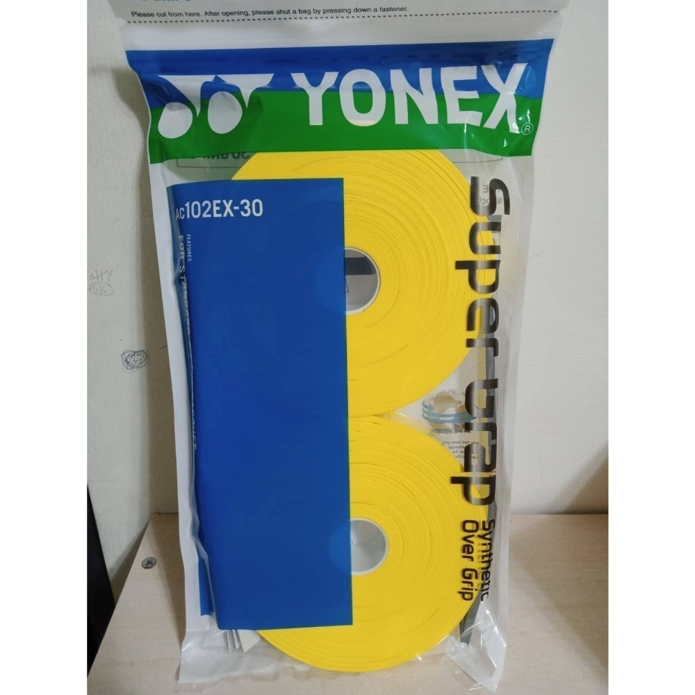 YONEX 握把布 AC102EX-30 握把 AC102EX 球拍握把 - 羽球生活小舖 - iOPEN Mall