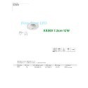含稅 KAOS LED 感應崁燈15cm 15W/18W ; 7.5cm 12W/1.5W 黃光/自然光/白光 全電壓 - 輕鬆省電節能照明EZ Save LED - iOPEN Mall