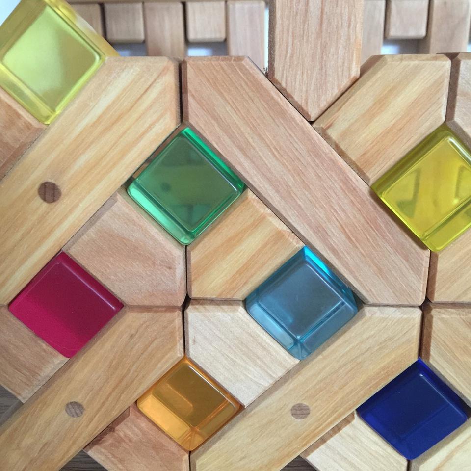 [全新現貨] 德國 Bauspiel 手工建築積木 X-Shapes積木 積木 木製 德國製 - KidsToys - iOPEN Mall