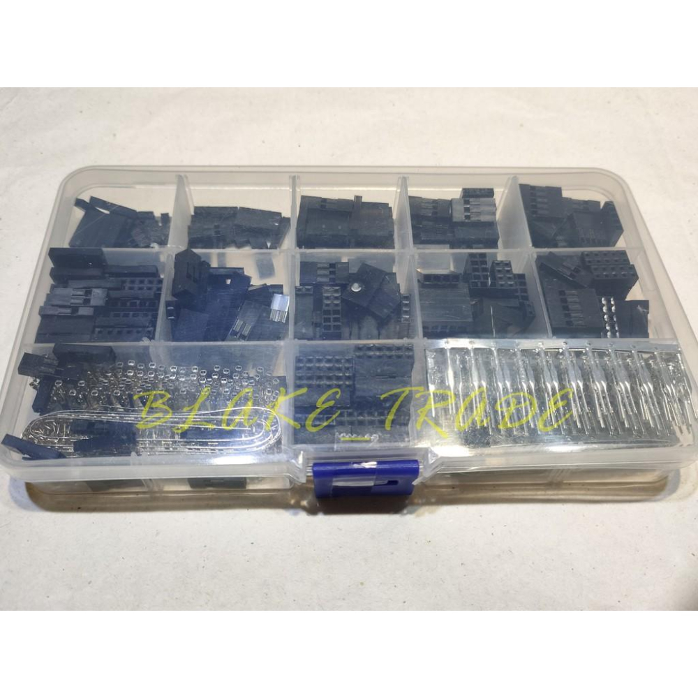 620pcs 2.54mm 杜邦 跳線頭 連接器 外殼 配 端子（公母）套件 套裝 現貨 - HONGYU電貿 - iOPEN Mall