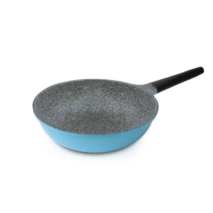 MIYACO 米雅可 歐式晶鑽輕量不沾炒鍋(28/30/33cm)不沾 深平鍋 不沾鍋 單柄鍋 煎鍋【週潔倫】 - 週潔倫生活百貨