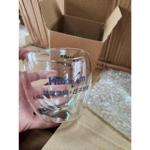 【數量多 24h出貨】華電 雙層玻璃杯 245ml 雙層防燙 杯子 - 半半的店 - iOPEN Mall