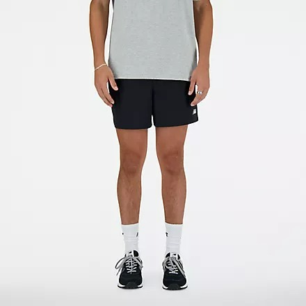 【大力好物】NEW BALANCE 黑 深藍 5吋 梭織 運動 短褲 慢跑 透氣 快乾 MS41517 - 大力好物商行 - iOPEN Mall