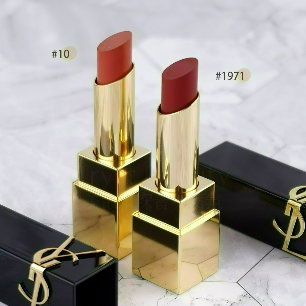 YSL 奢華緞面釉惑唇膏(3g) [黑金方管]#10/1971/奶茶色【Try it】 - Try it Beauty - iOPEN Mall