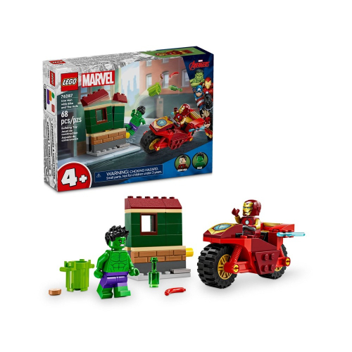 【積木樂園】樂高 LEGO 76287 超級英雄系列 Iron Man with Bike and The Hulk - 積木樂園有限公司 ...