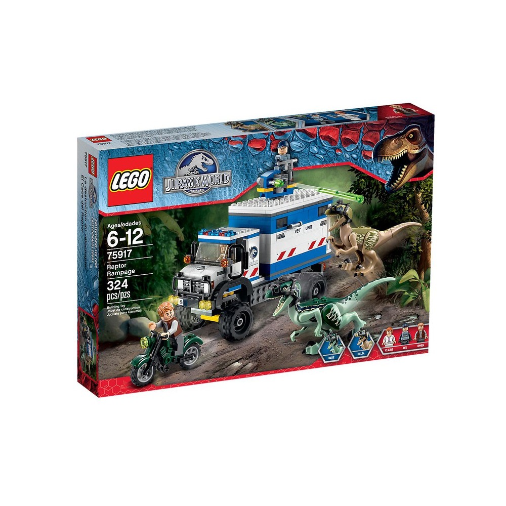 【積木樂園】樂高 LEGO 75917 侏儸紀 JURASSIC WORLD Raptor Rampage - 積木樂園有限公司 ...