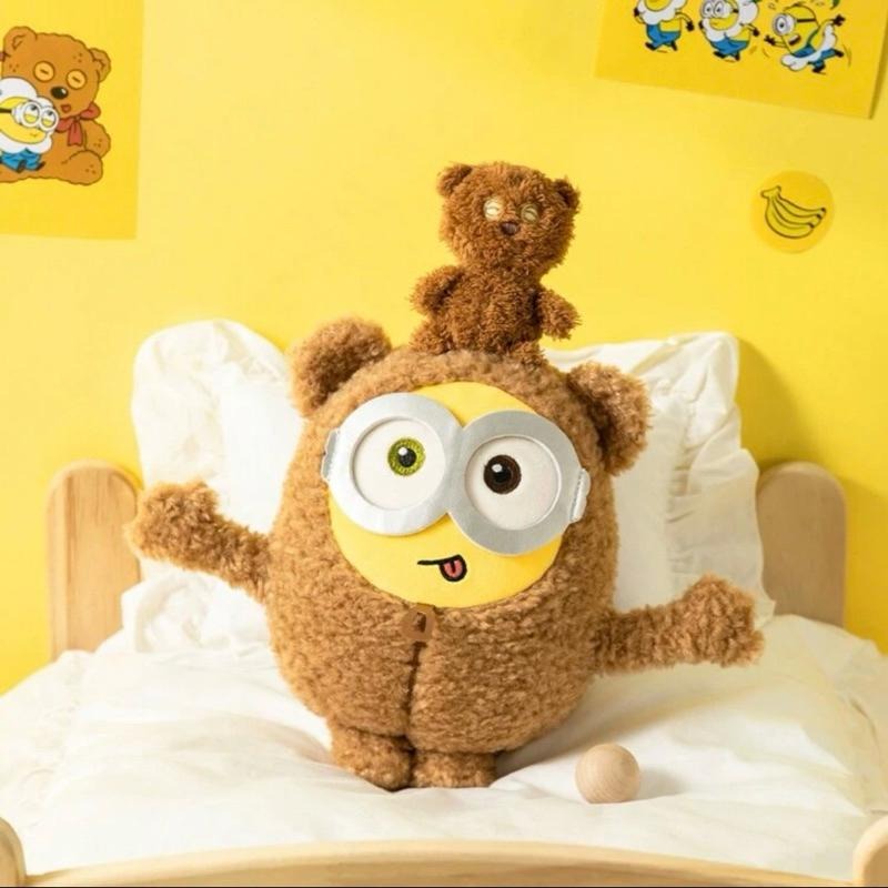 【MINISO】名創優品 正版Minions Tim Bear神偷奶爸 小小兵毛絨娃娃 - FLAMINGO居家質感選物 - iOPEN Mall