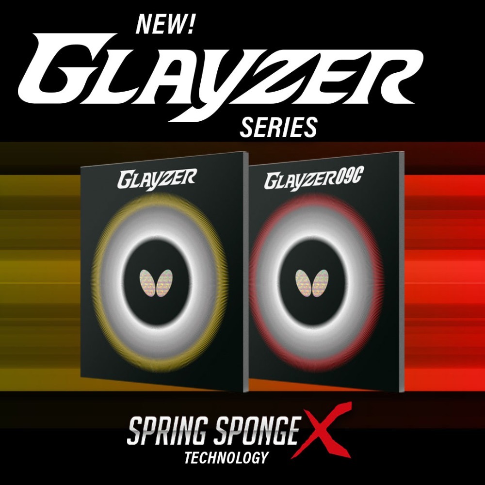 《桌球88》全新現貨 Butterfly 蝴蝶 Glayzer 格雷澤 G09c 日本製 桌球膠皮 平面膠皮 - 🏓桌球88—桌球用品好物