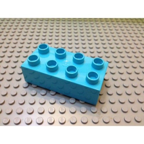 全新零件【睿睿小舖】樂高 lego duplo 得寶 積木 大顆粒 零件 不挑色 2*4 普通磚 50 個一組 如圖。 - 睿睿小舖 ...