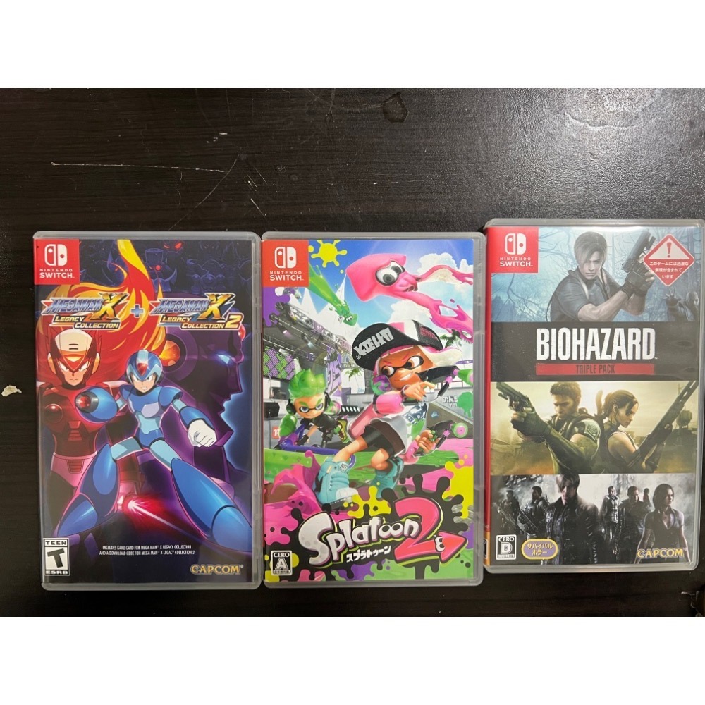 【現貨不用等】NS Switch 漆彈大作戰2 惡靈古堡456 洛克人1+2 - 恆億行 - iOPEN Mall