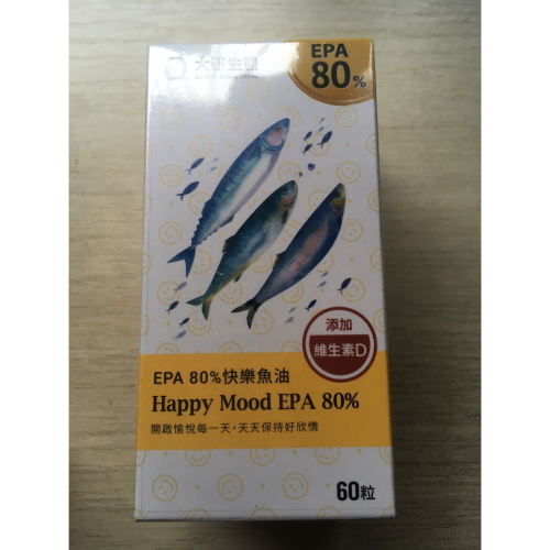 大研生醫 EPA 80%快樂魚油軟膠囊 60粒 - mo