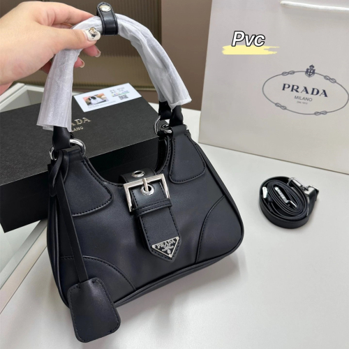 女生包包 普拉達包包女 Prada Moon Bag 皮質包包 月亮包 手提袋 牛皮腋下包 六色可選 時尚女包 休閒包 - cole55 ...