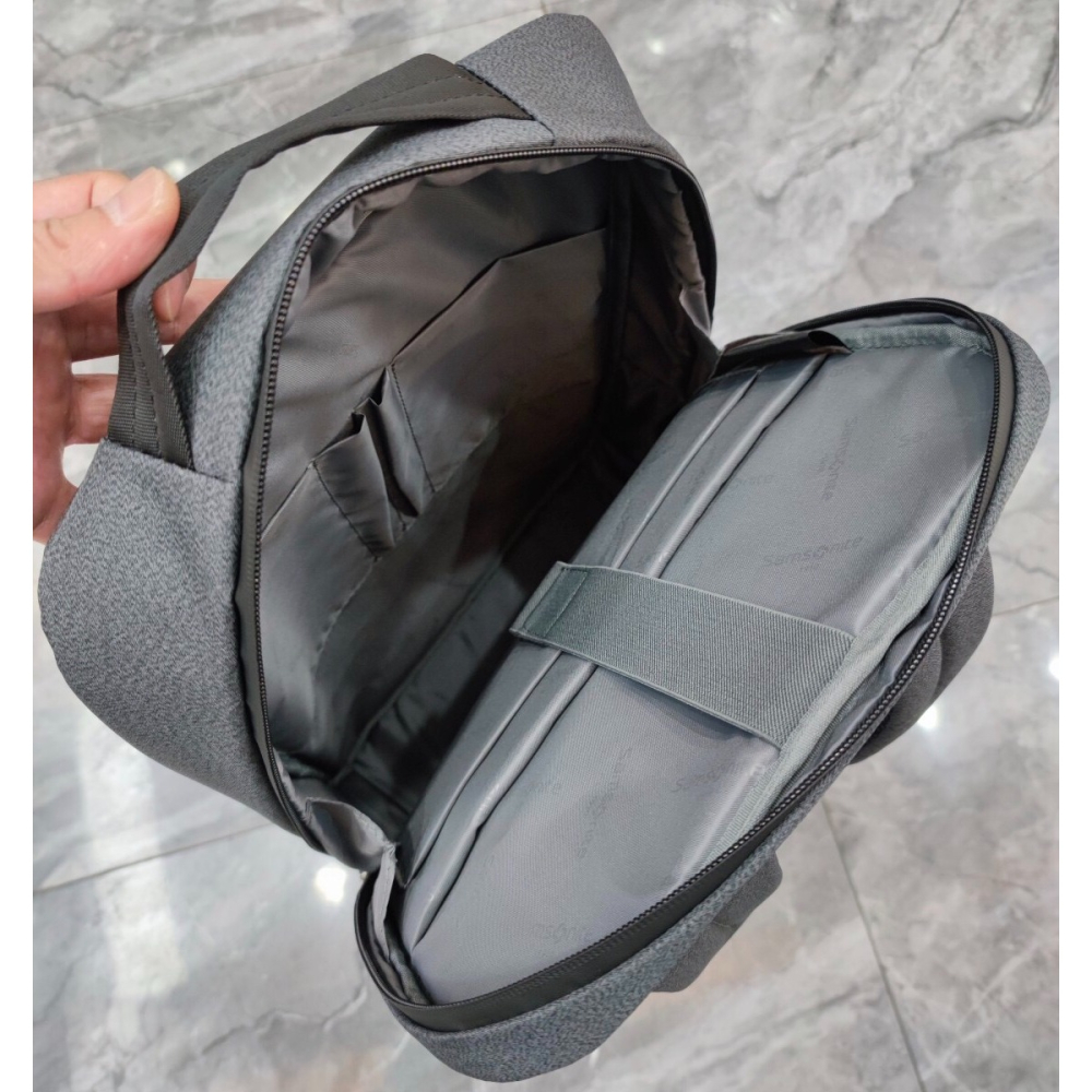 Samsonite新秀麗雙肩包 防潑水尼龍男生包包 商務通勤雙肩後背包 多隔層雙肩電腦包 學生書包 NU4*19001 - cole55 - iOPEN Mall