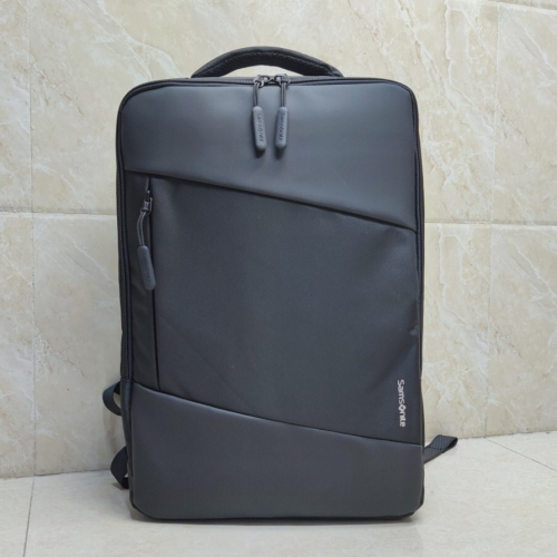 Samsonite新秀麗韓版休閒雙肩包 BT6*11001簡約通勤背包 商務出差旅行包 電腦包 大容量多隔層筆電背包 - cole55 ...