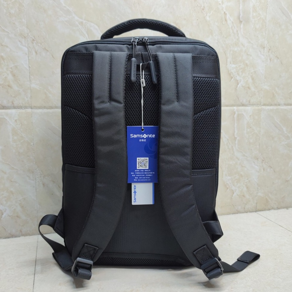 Samsonite新秀麗韓版休閒雙肩包 BT6*11001簡約通勤背包 商務出差旅行包 電腦包 大容量多隔層筆電背包 - cole55 ...